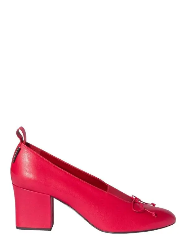 Miu Miu Lan Nappa Leather Pumps - Red