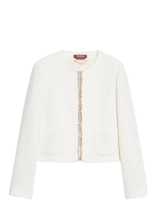 Max Mara Embellished Jacket - Ivory