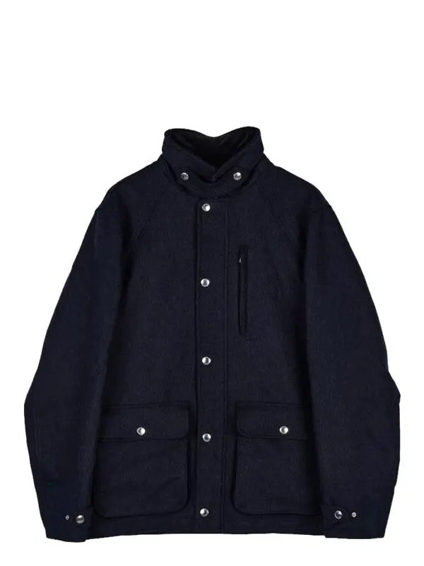 Brunello Cucinelli Long-sleeved Jacket With Zip Closure And Flap Pockets - Anthracite