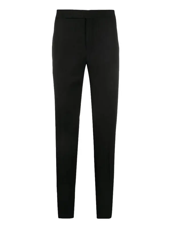 Saint Laurent Slim-fit Tailored Trousers - Black