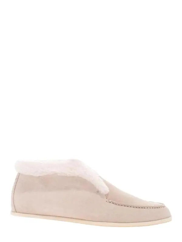 Loro Piana Open Walk Chukka Boots - Nude