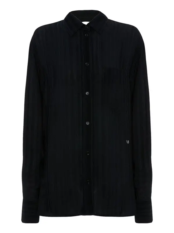 Victoria Beckham Pyjama Shirt - Navy Blue