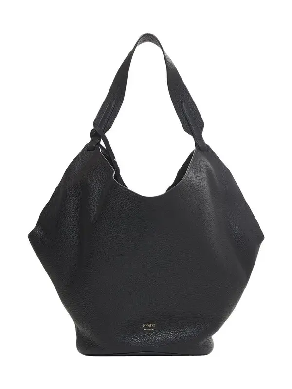 Khaite Lotus Medium Tote Bag - Black