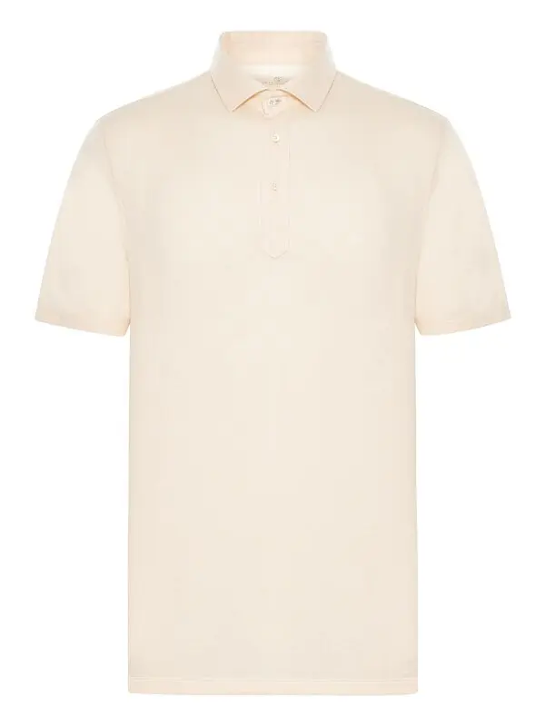 Brunello Cucinelli Casual Style Polo Shirt - Apricot