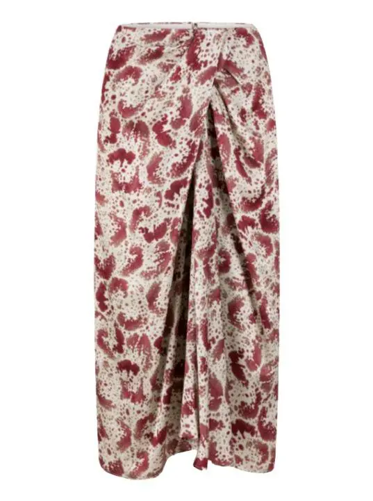 Dries Van Noten Printed Pleated Skirt - No