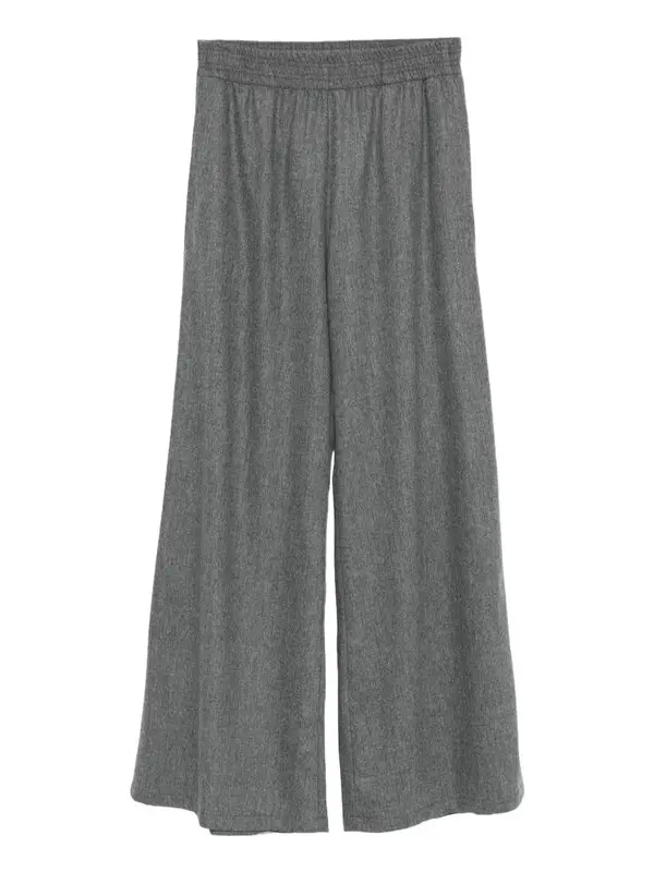 Fabiana Filippi Elasticated Waist Wide-leg Pants - Gray