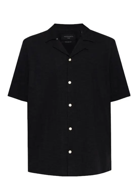 ALLSAINTS Robson Short-sleeved Shirt - Black
