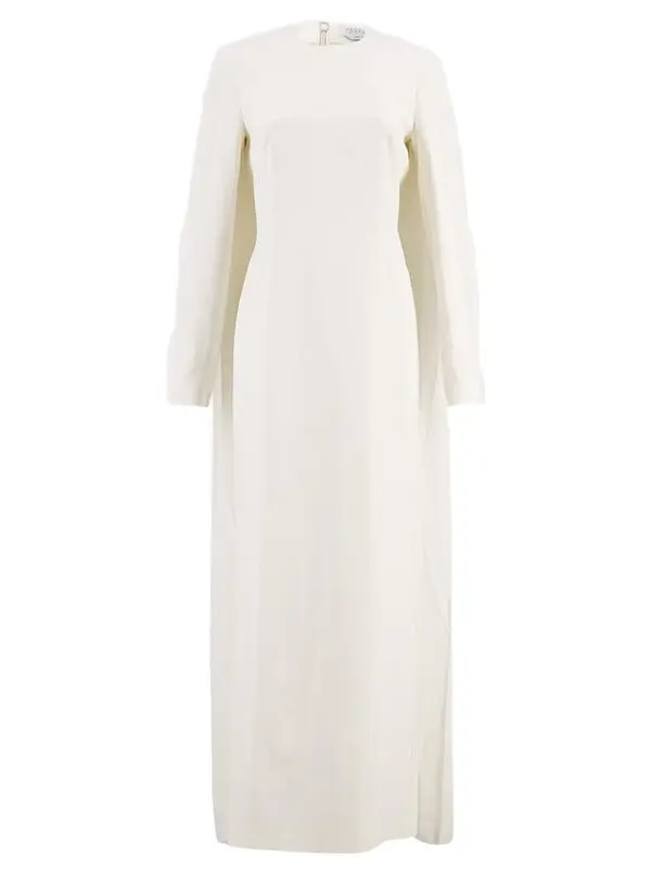 Gabriela Hearst Carlota Gown With Back Pleats - White