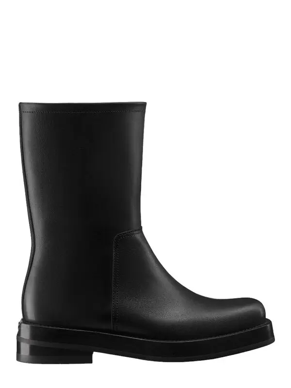 Dior Carlo Square Toe Boots - Black