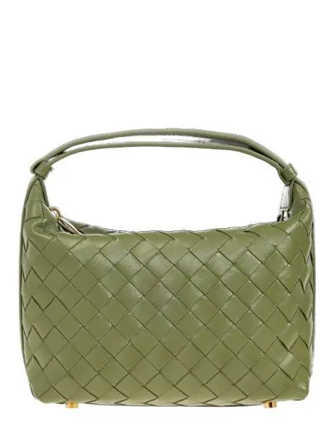 Bottega Veneta Zipper Shoulder Bag - Green