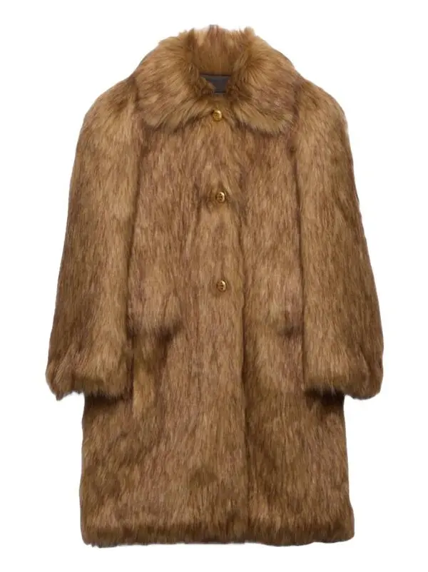 Prada Aspen Fur Coat - Honey