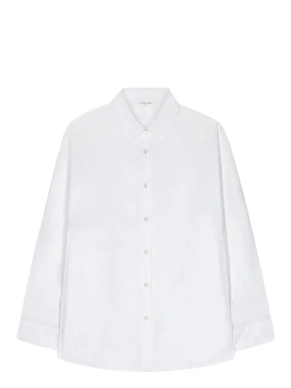 Dries Van Noten Lapel Neck Long Sleeve Shirt - No
