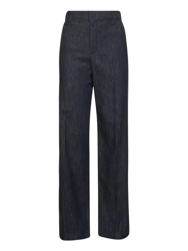 Brunello Cucinelli High-waist Wide-leg Jeans - Black
