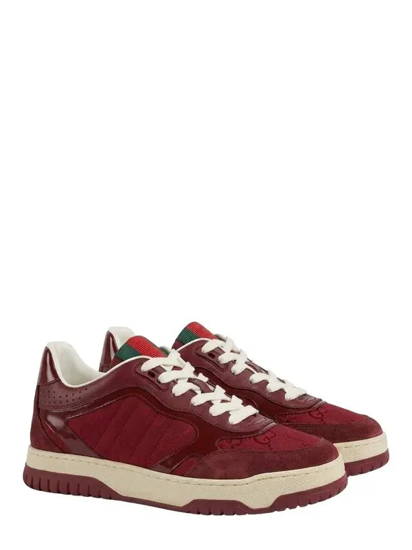 Gucci Panelled Low-top Sneakers - Red