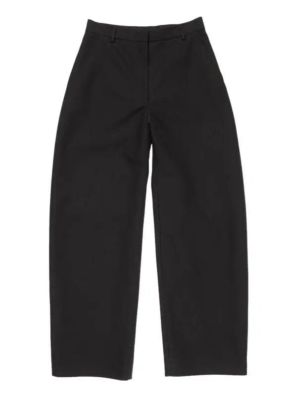 Acne Studios Pleated Wide-leg Trousers - Black