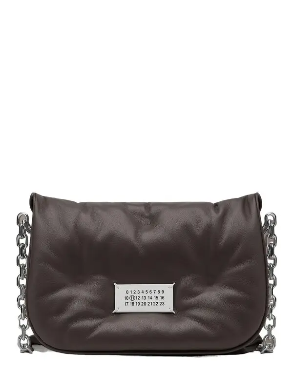 MAISON MARGIELA Glam Slam Quilted Messenger Bag - Gray