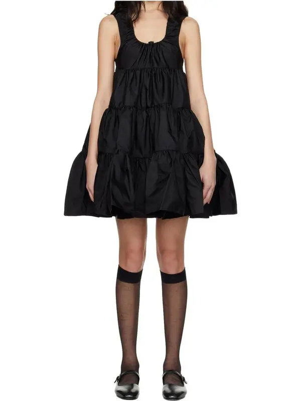 Cecilie Bahnsen Aino Mini Dress - Black