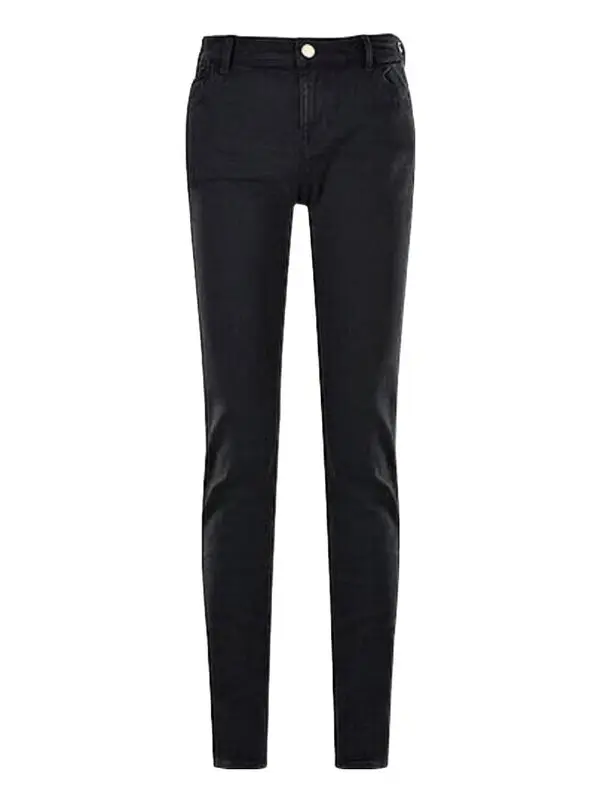 Emporio Armani Logo Denim Pants - Black