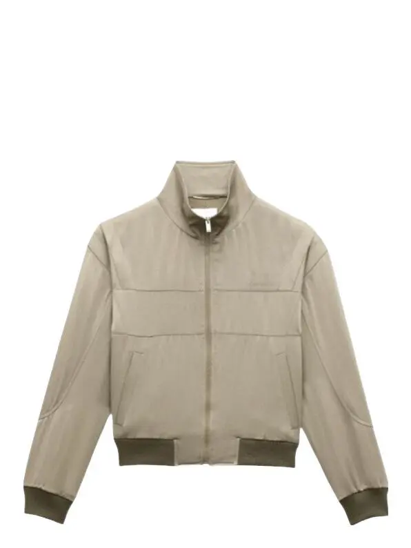 Saint Laurent Zip-up High Neck Teddy Jacket - No