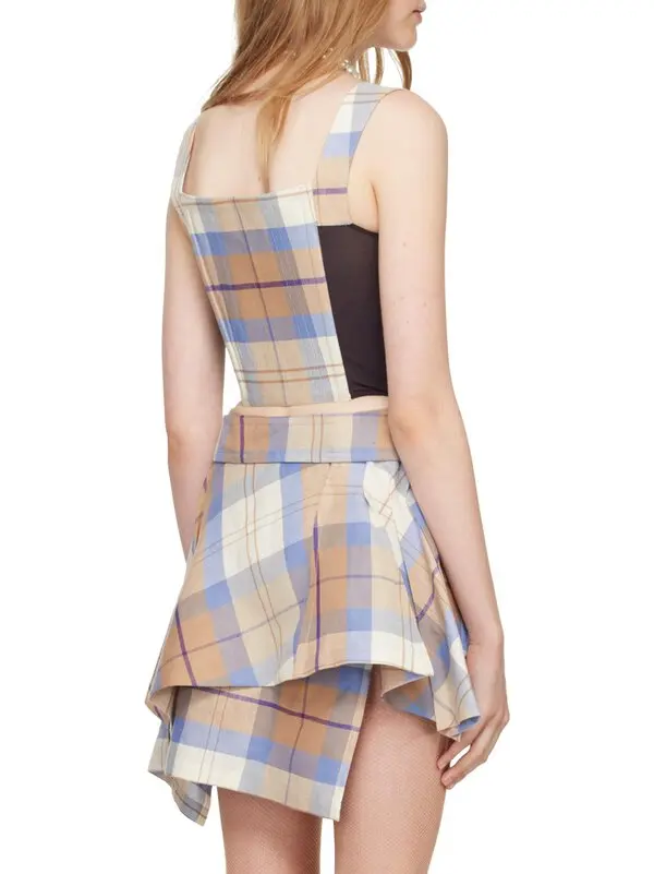 VIVIENNE WESTWOOD Corset With Zip Closure And Paneled Construction - Nude