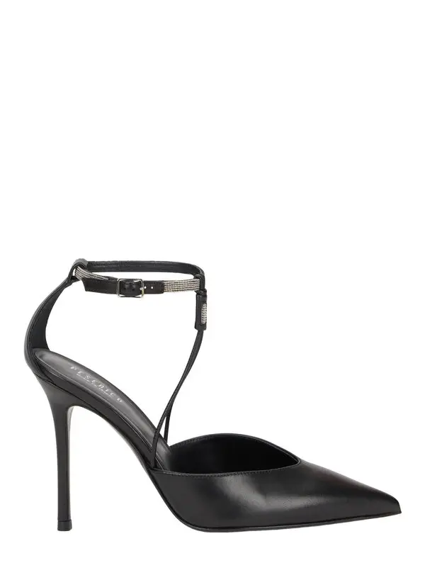 Peserico Embellished Buckled Pumps - Black