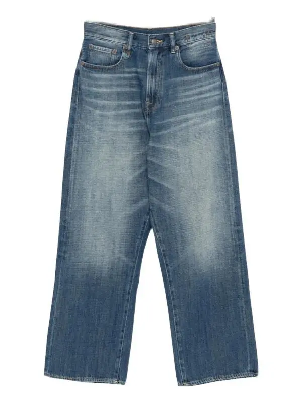 R13 Venti Straight Leg Jeans - Blue