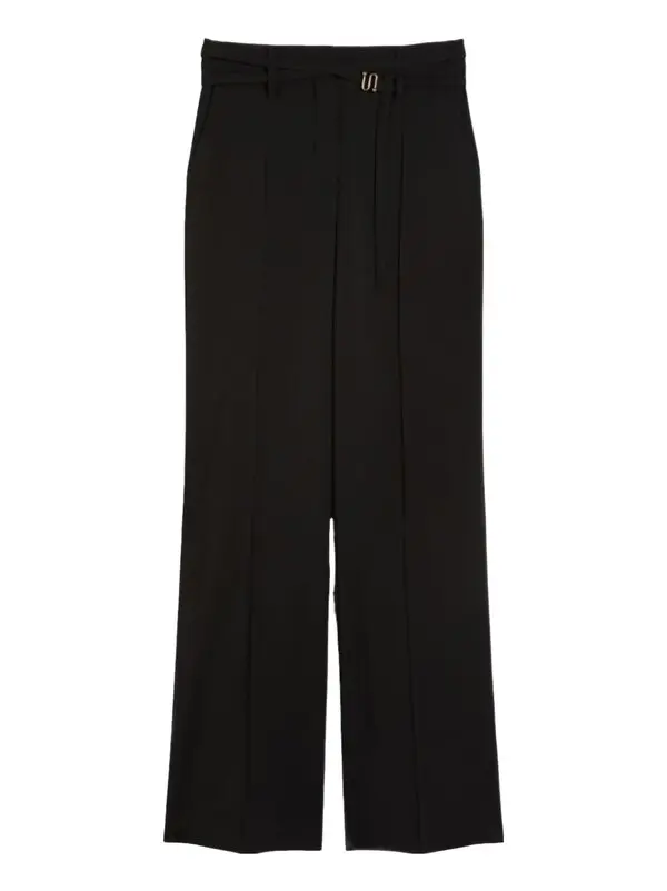 Sportmax Belted Tailored Trousers - Black