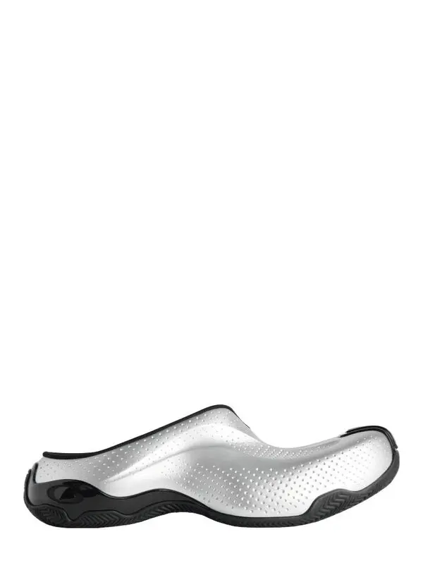 Balenciaga Basketball Slip-on Sneakers - Silver/black