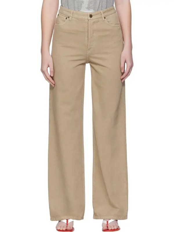 A.p.c. Elisabeth Wide-leg Jeans - Nude