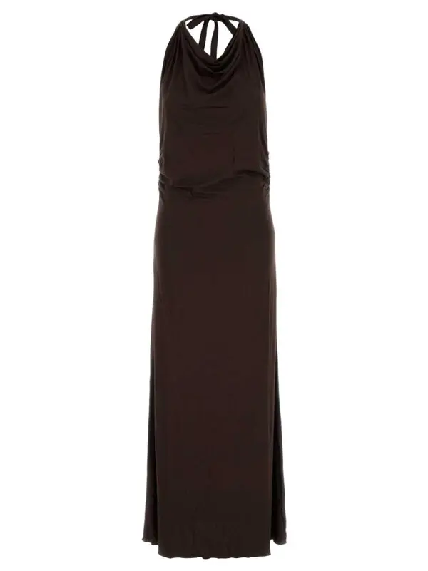 Gimaguas Halterneck Maxi Dress - Black