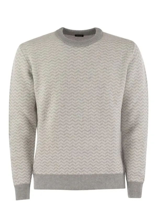 Kiton Knitted Crewneck Jumper - Gray
