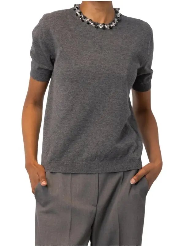 Valentino Garavani Short Sleeve T-shirt - Black