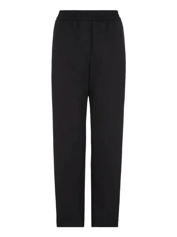 Giorgio Armani Barathea Wool Casual Pants - Black
