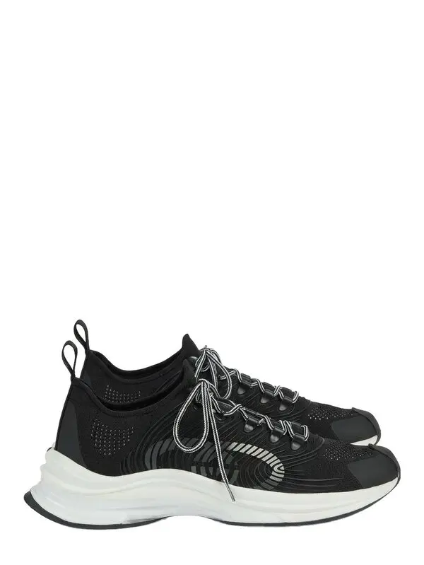 Gucci Gg Run Low-top Sneakers - Black