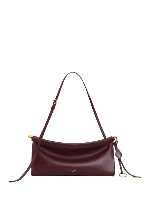 Alaïa Le Click East West Shoulder Bag - Garnet Red