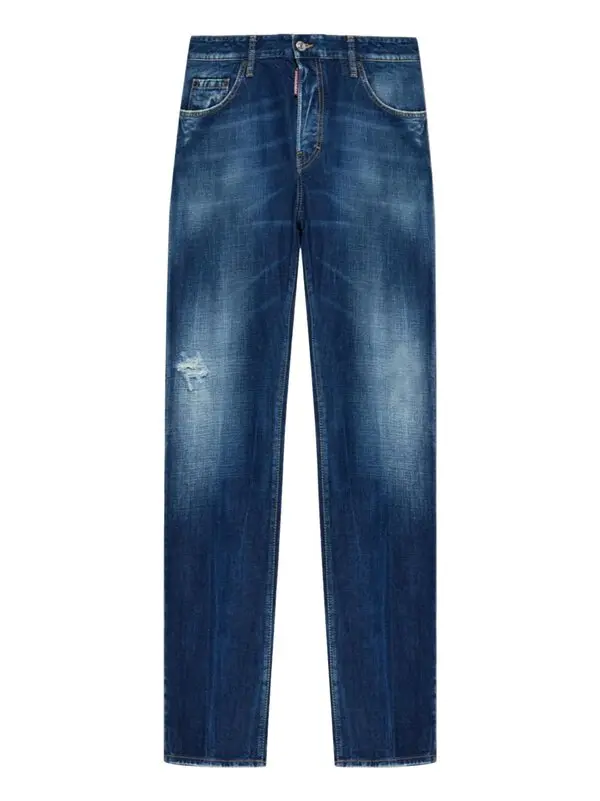 Dsquared2 Distressed Denim Jeans - Blue