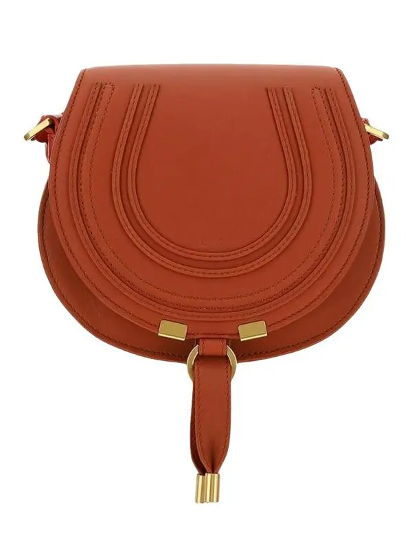 Chloé Logo Shoulder Bag - Brown