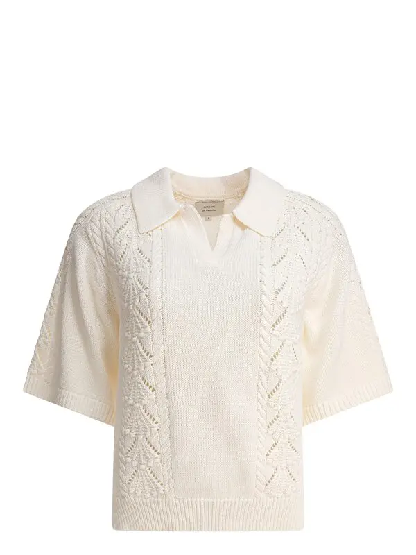 Loulou De Saison Kina Knit Top - White