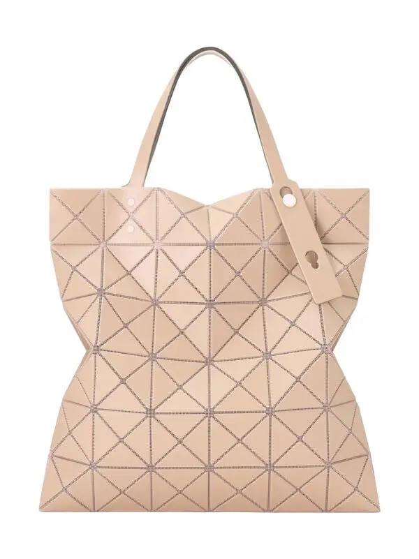 Issey Miyake Lucent Geometric-panelled Tote Bag - Nude