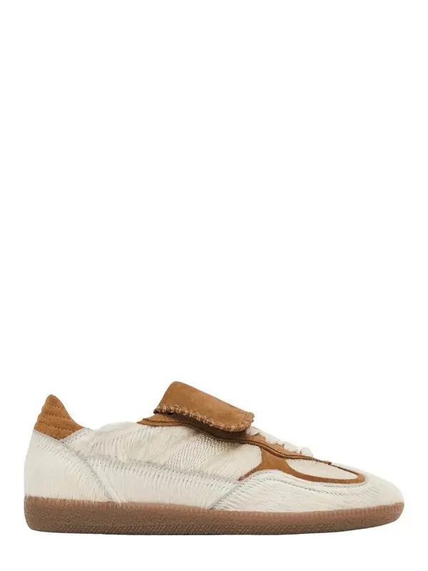 ALOHAS Foldover Tongue Low-top Sneakers - Light Tan