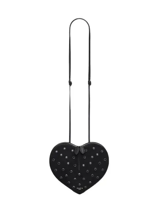 Alaïa Le Coeur Shoulder Bag - Black