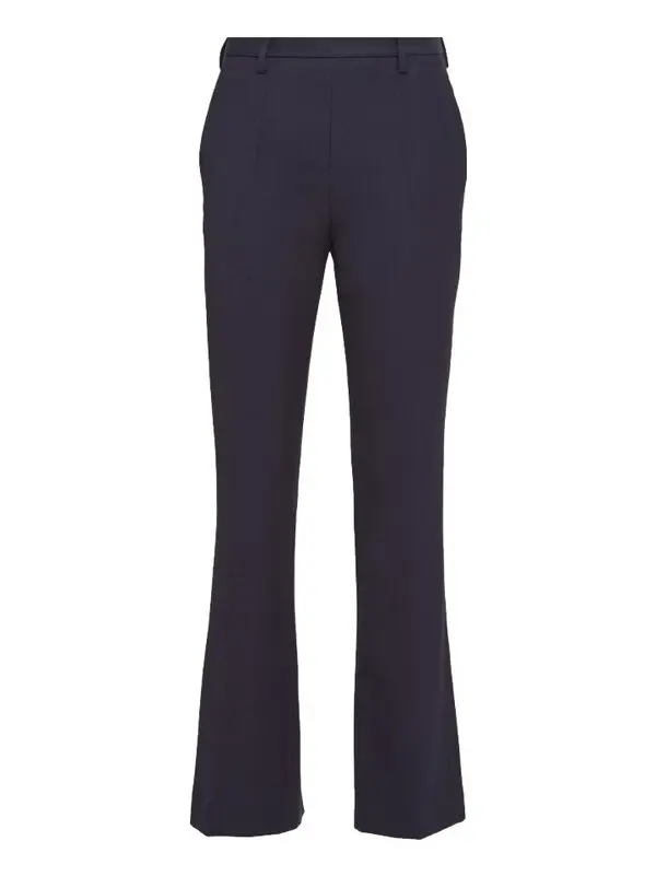 Prada Tailored Trumpet Leg Pants - Blue