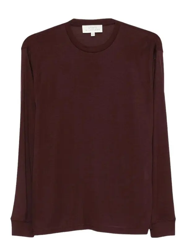 Studio Nicholson Long Sleeve T-shirt - Brown