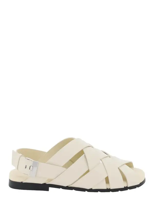Bottega Veneta Alfie Sandal - Sea Salt