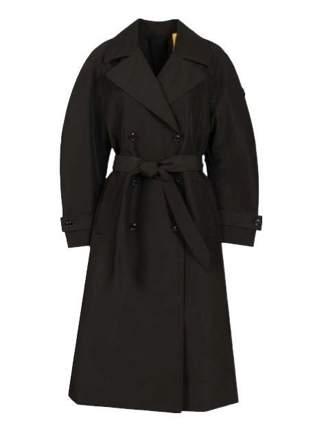 Moncler X Edward Enninful Long Trench Coat - Black