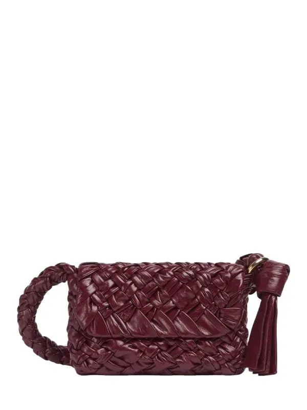 Bottega Veneta Small Kalimero Città Shoulder Bag - Barolo Red