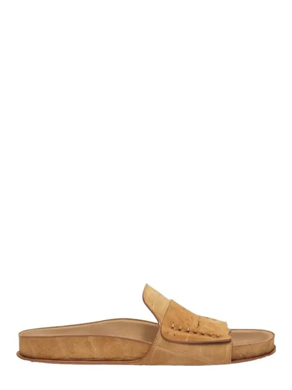 Jacquemus Les Sandales Mocassin Slides - Camel