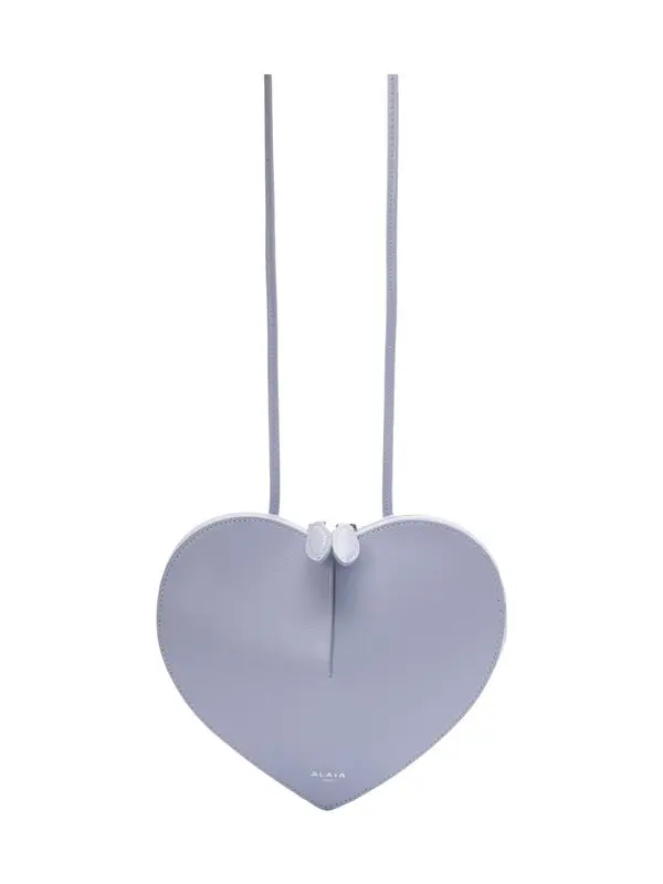 Alaïa Heart-shaped Shoulder Bag - Bleu Delave