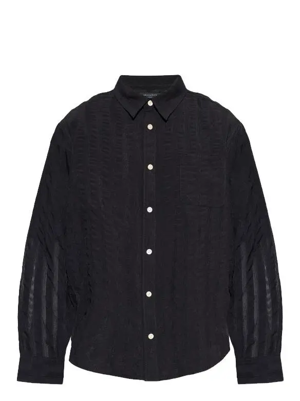 ALLSAINTS Lennar Long-sleeved Shirt - Black