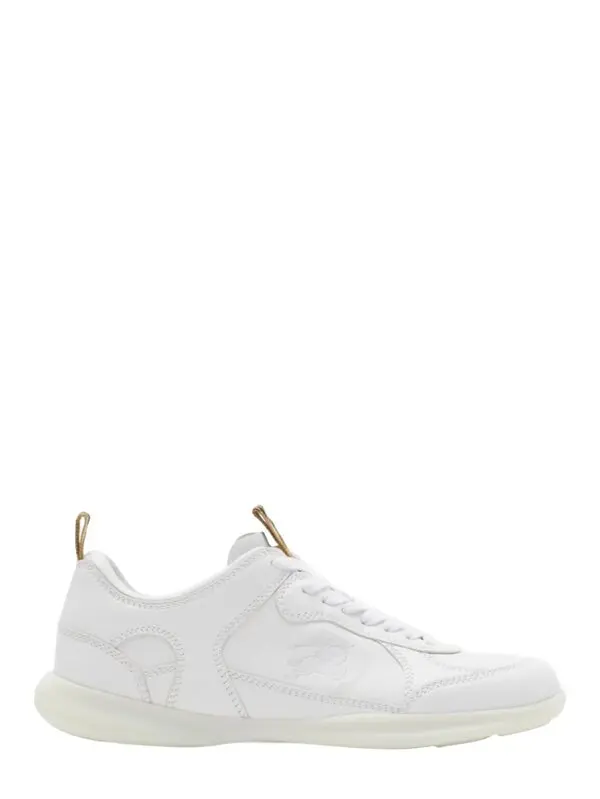 Burberry Matrix Lace-up Sneakers - Optical White